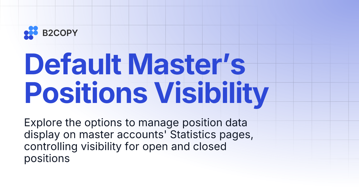 Default Master’s Positions Visibility | B2COPY docs