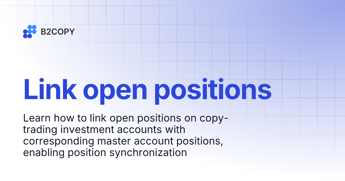 Link open positions | B2COPY docs