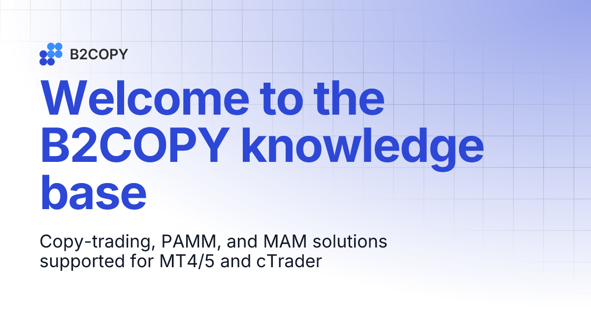 Welcome to the B2COPY knowledge base | B2COPY docs